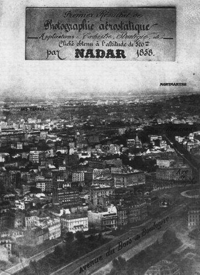 The First Paris Aerial Photo – Paris History of our Streets